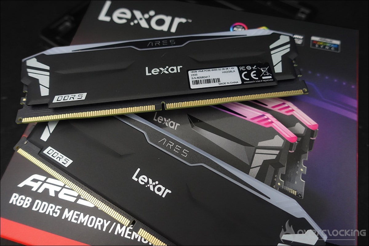 Test : Lexar ARES RGB 6400 MT/s CL32 - Overclocking.com